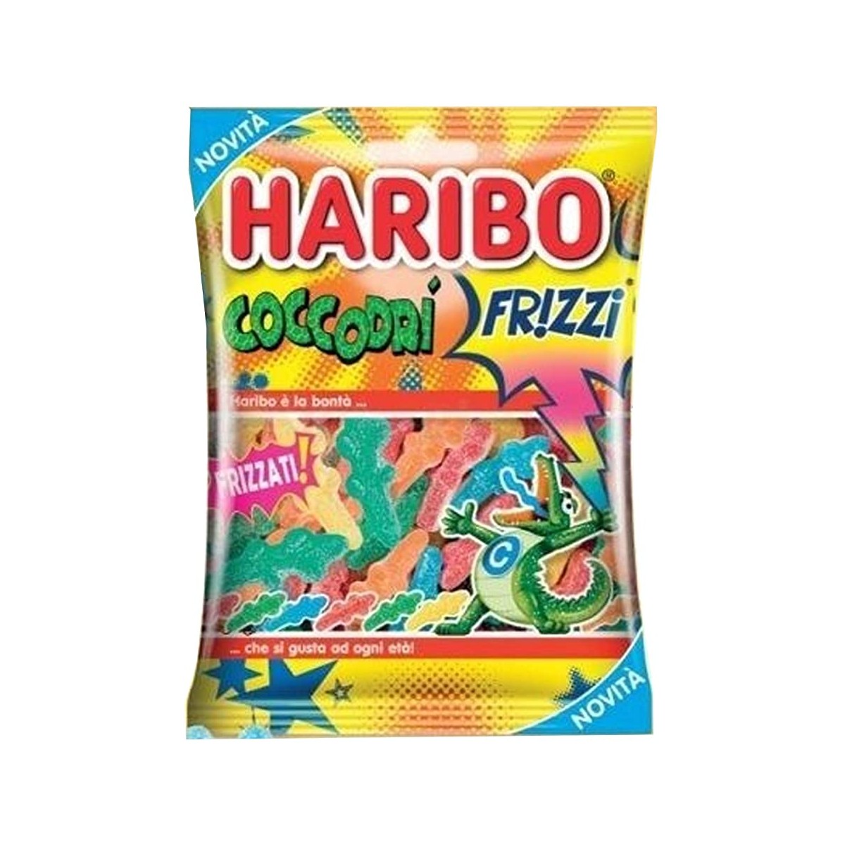 HARIBO GOMM. COCCODRI FRIZZI GR.90