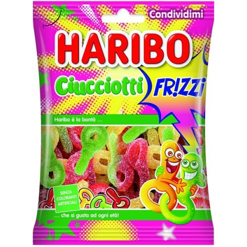 HARIBO GOMM. CIUCCIOTTI FRIZZ GR.100